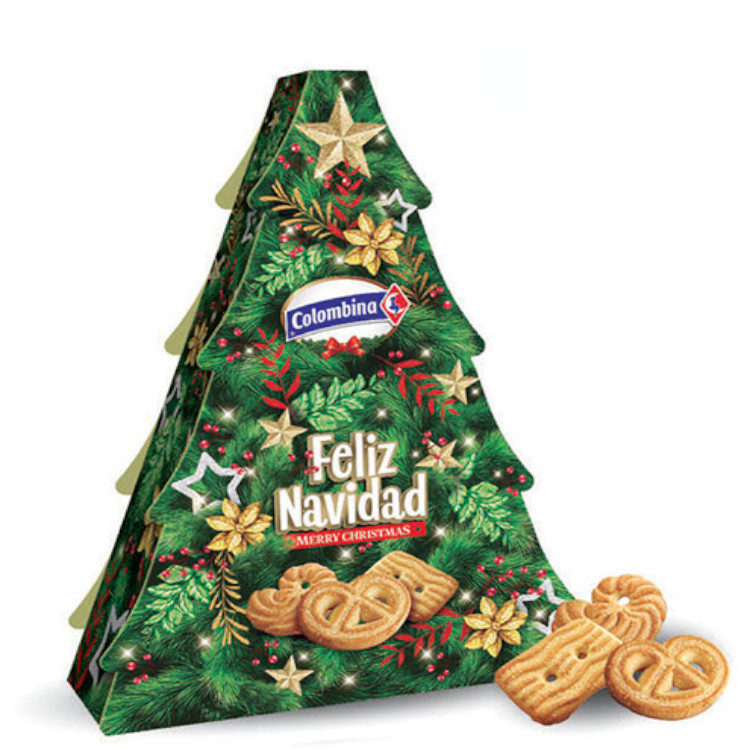 Galleta Navidad Colombina Miniárbol 50Gr | SuperBooM